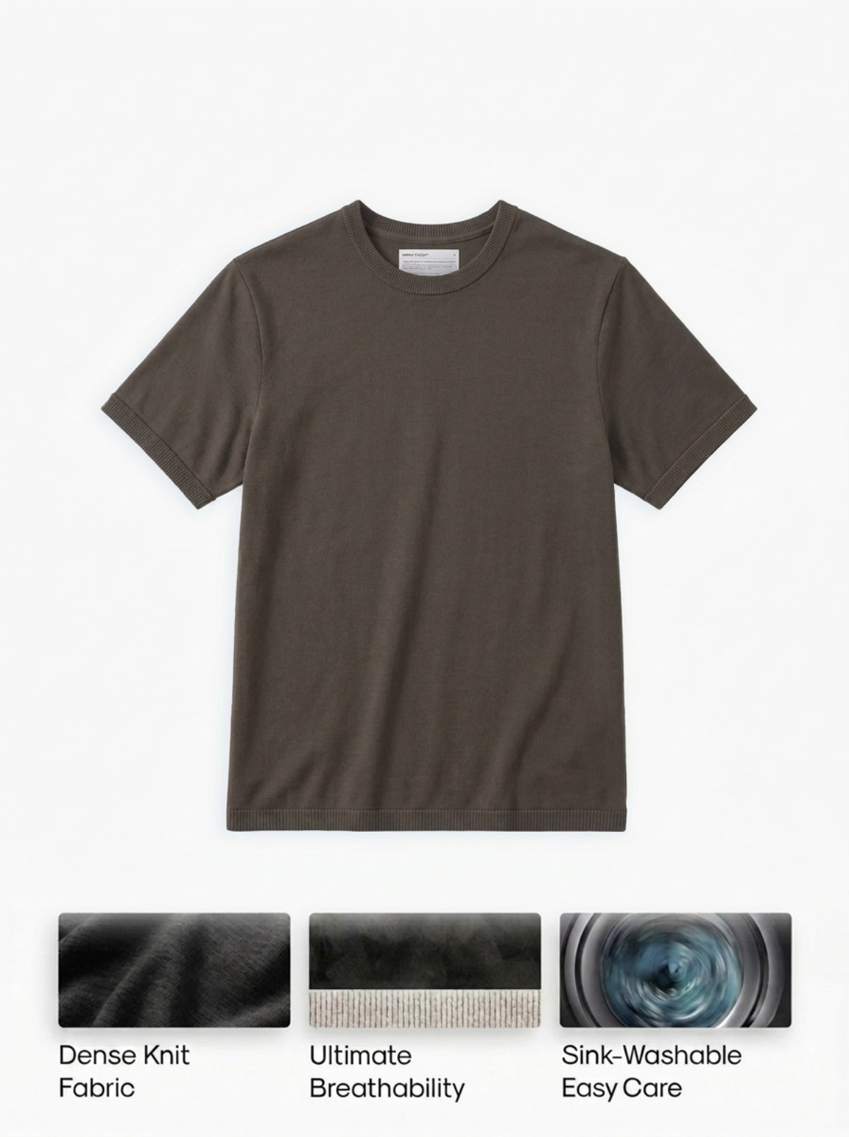 Men's Atlas Heavyweight Tee | Ministry of Supply - Charcoal