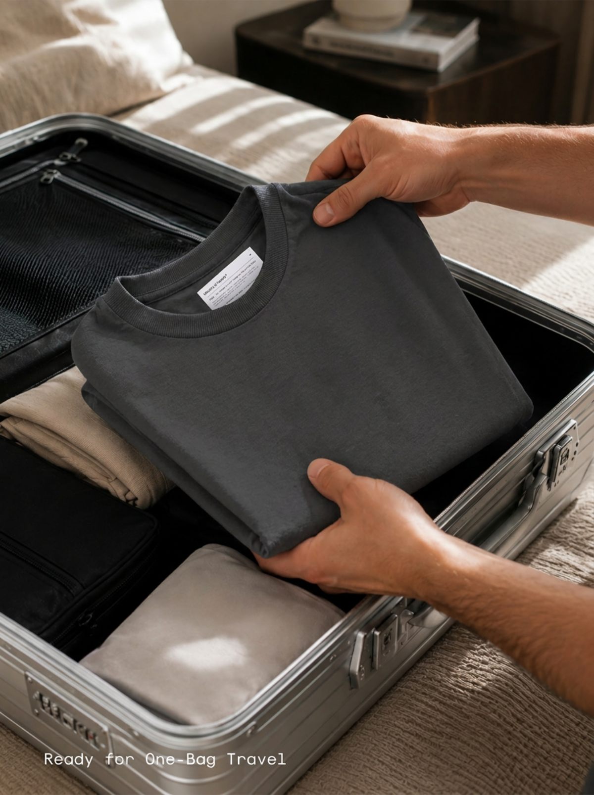 Men's Atlas Heavyweight Tee | Ministry of Supply - Slate Grey