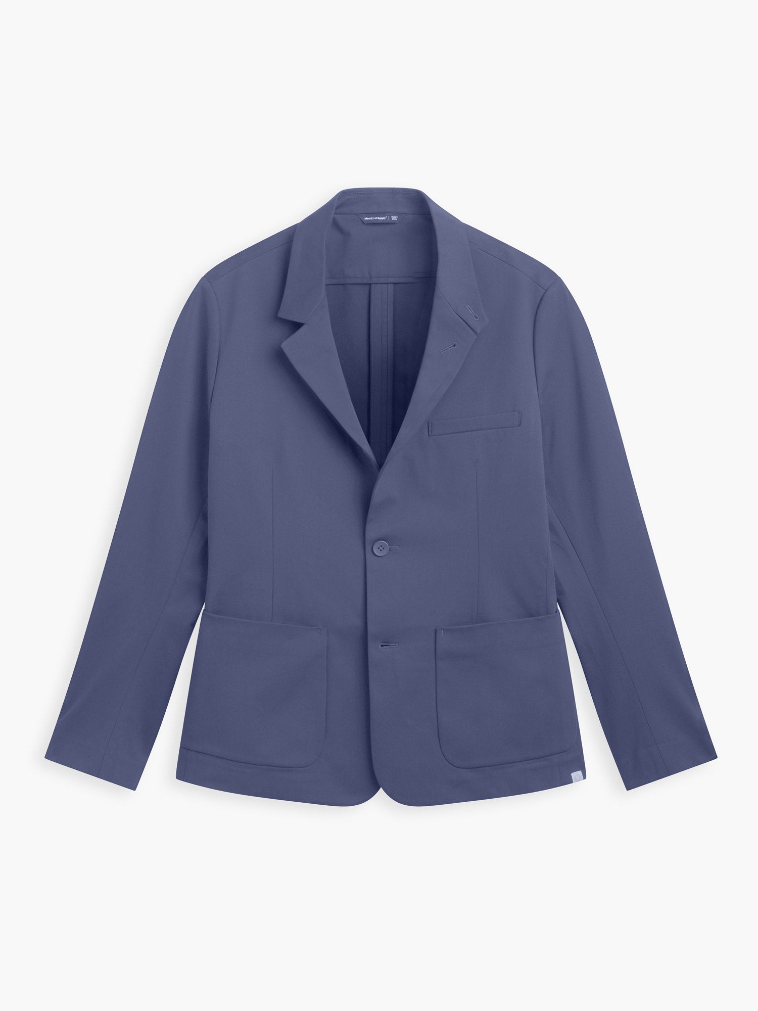 Mens Performance Blazer | Blue | Stretch, Wrinkle Free, Machine ...