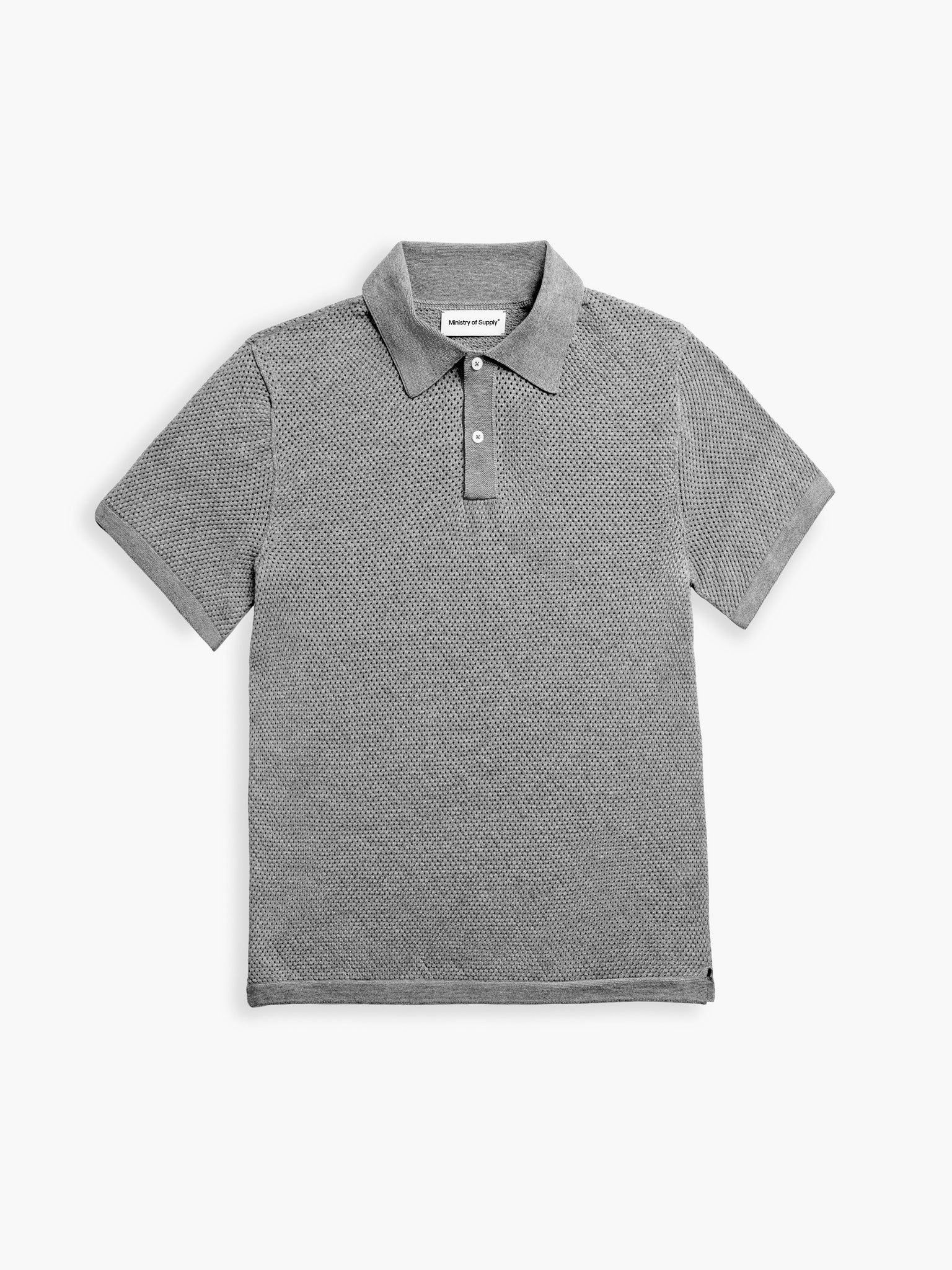Men's Labs 3D Print-Knit Air Polo - Light Grey (Tailored) – Ministry of ...