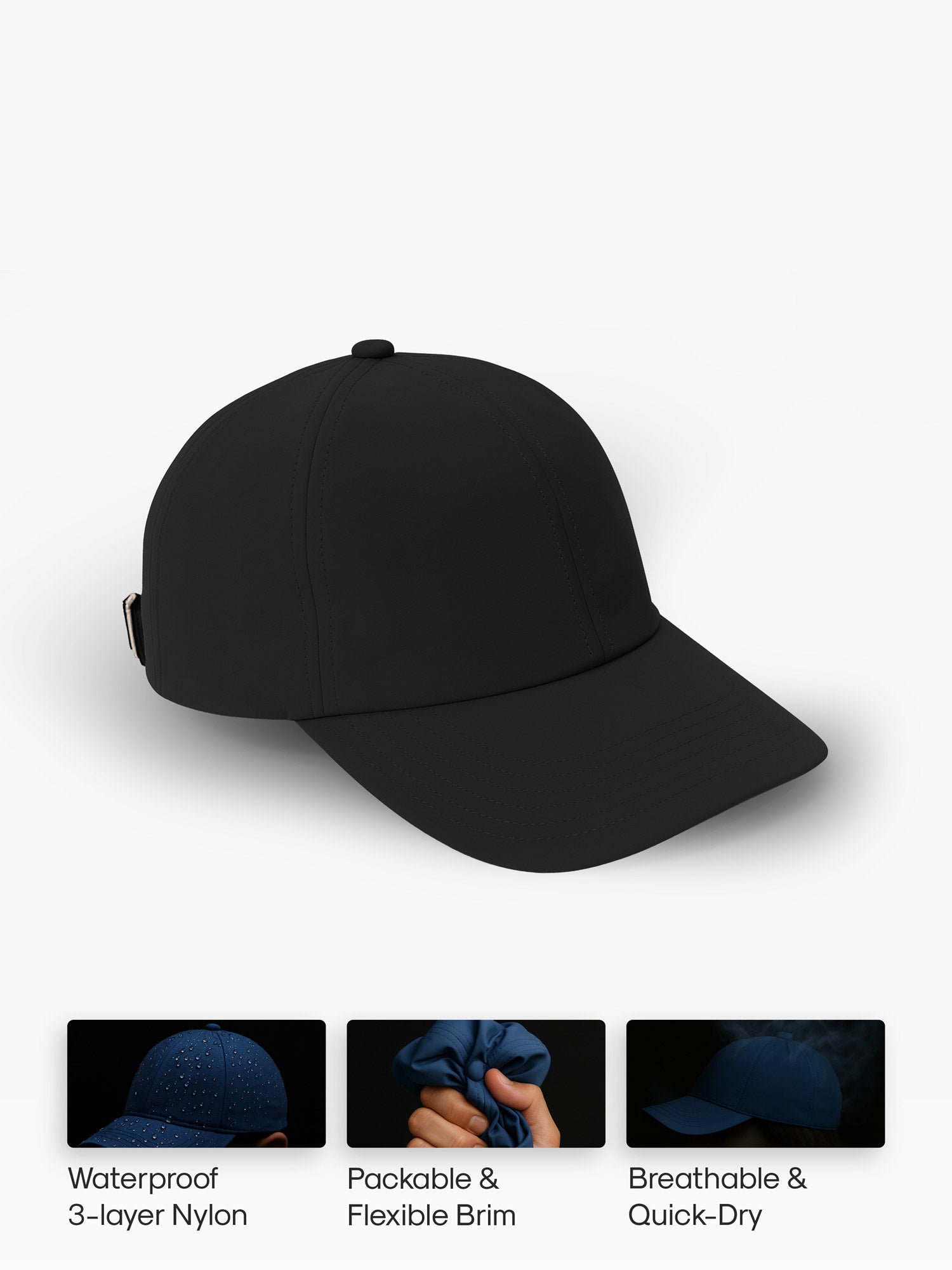 Labs Doppler Rain Cap - Black – Ministry of Supply